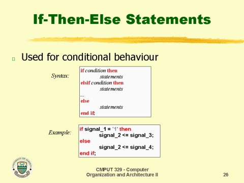 If-Then-Else Statements