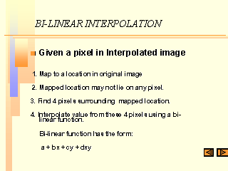 BI-LINEAR INTERPOLATION