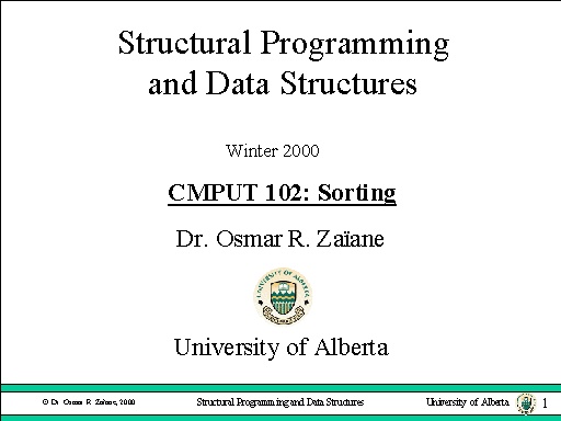 Structural Programming and Data Structures
