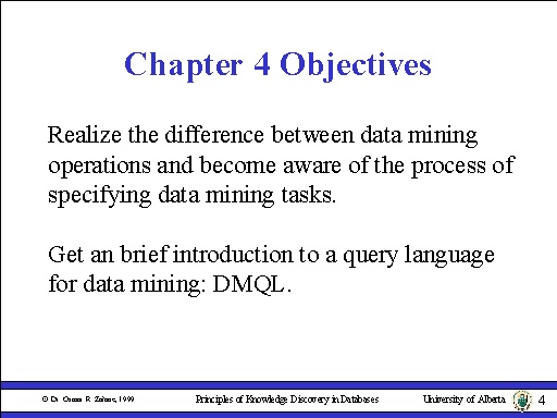 Chapter 4 Objectives